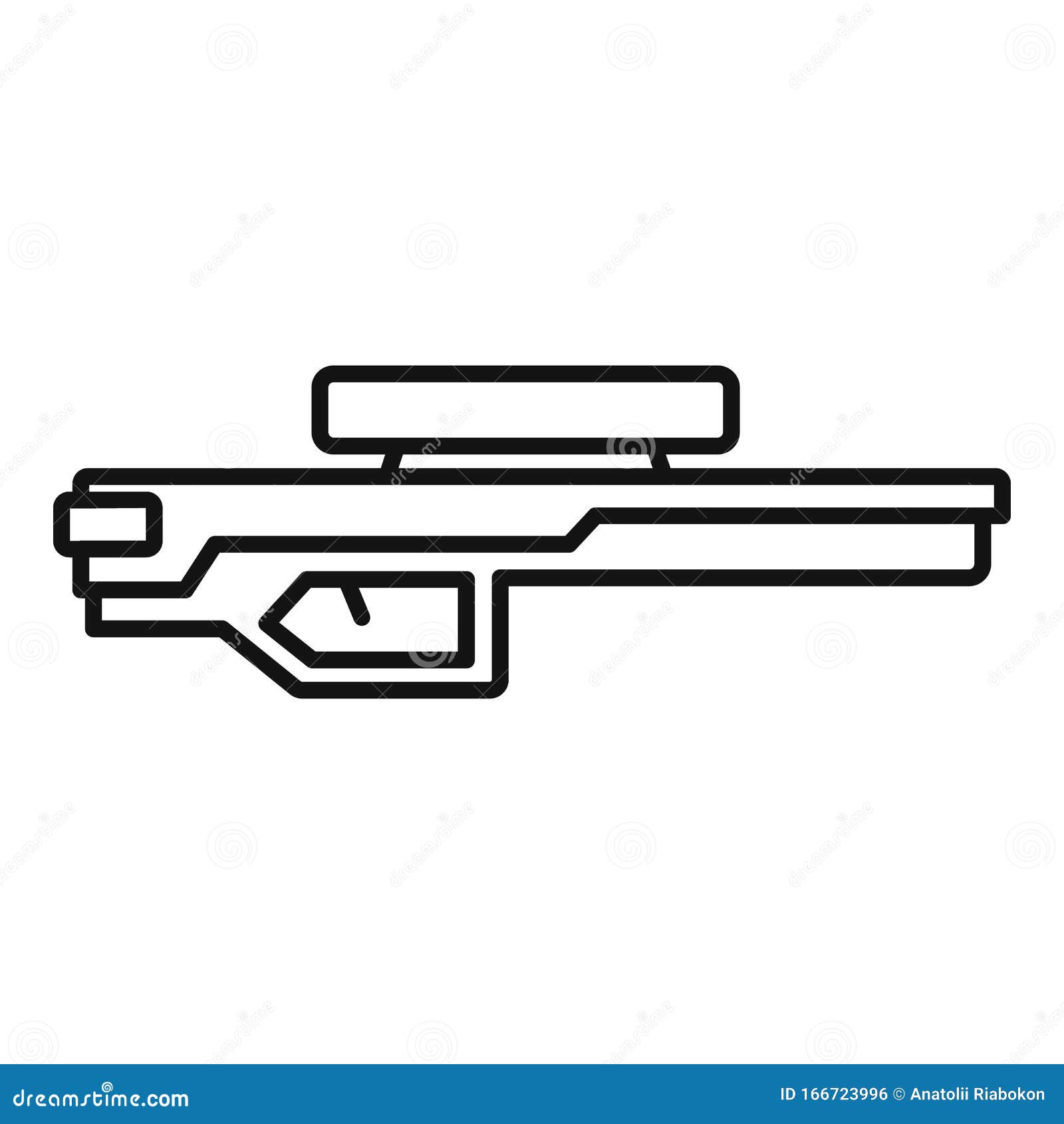 Energy Blaster Icon, Outline Style Stock Vector - Illustration of ...