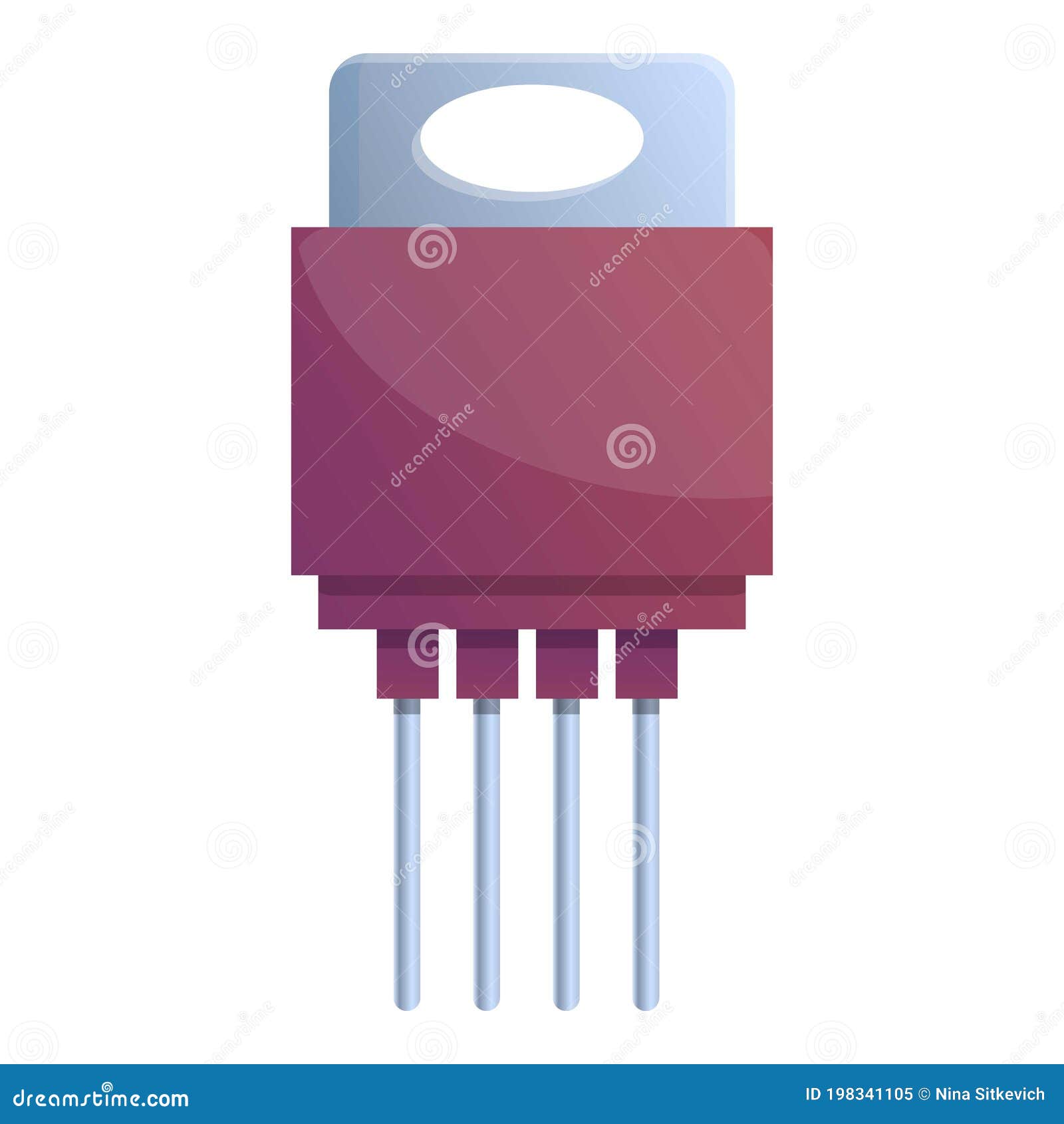 Energy Capacitor Icon, Cartoon Style Stock Vector - Illustration of ...