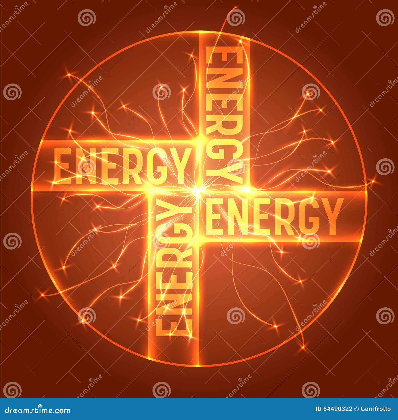 Energy circle stock illustration. Illustration of abstract - 84490322