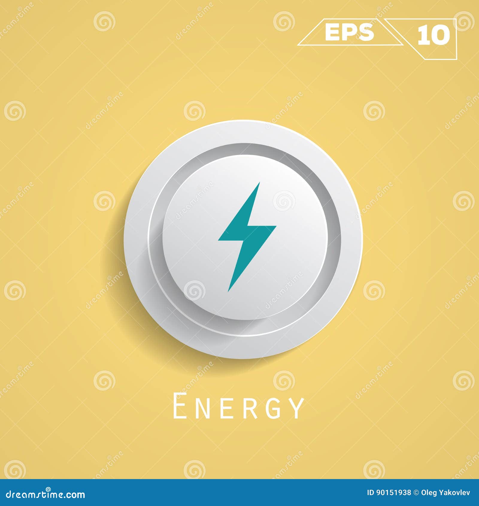Energy circle icon stock vector. Illustration of logo - 90151938