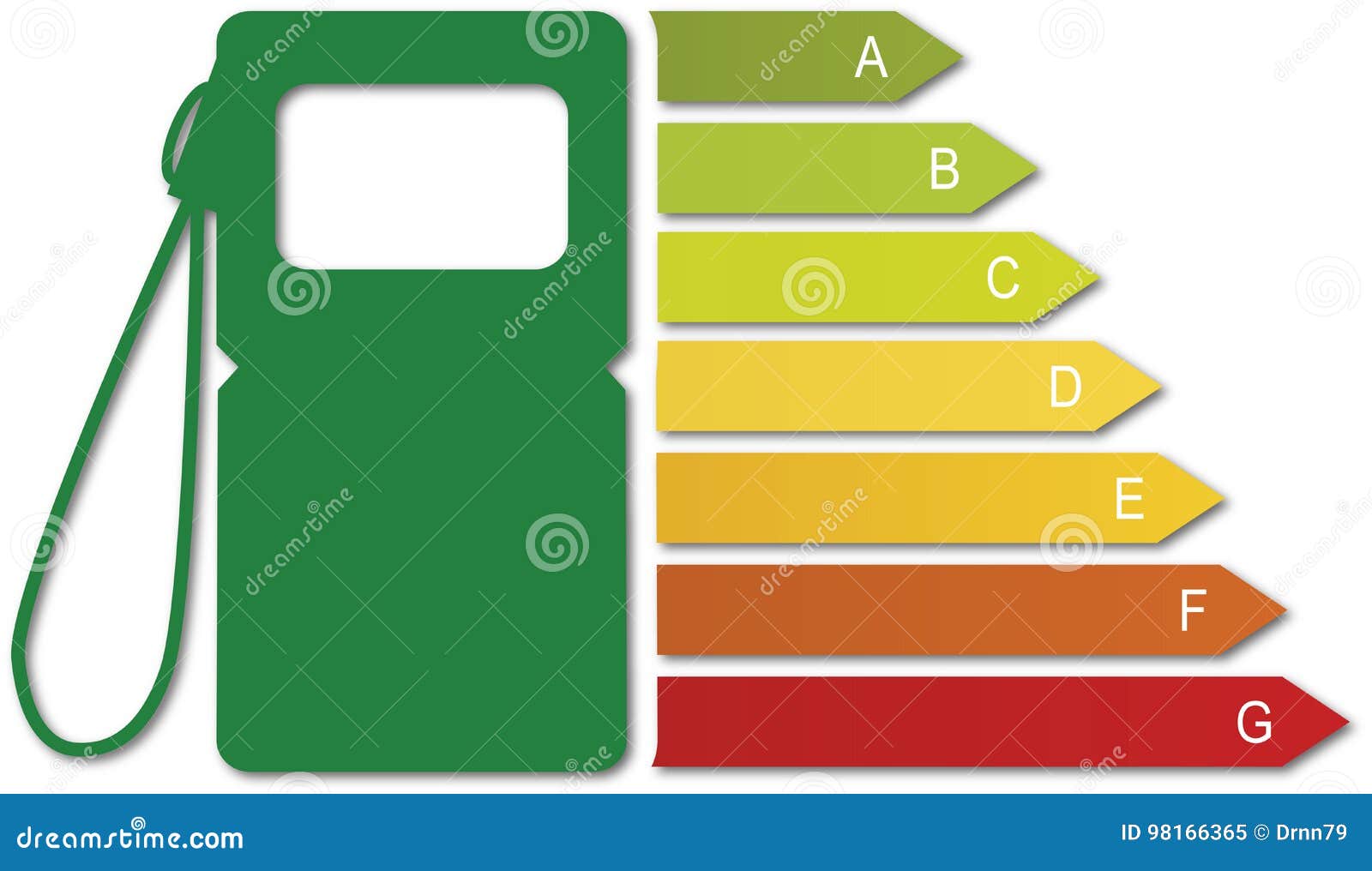 Energy class gas station stock illustration. Illustration of nature ...