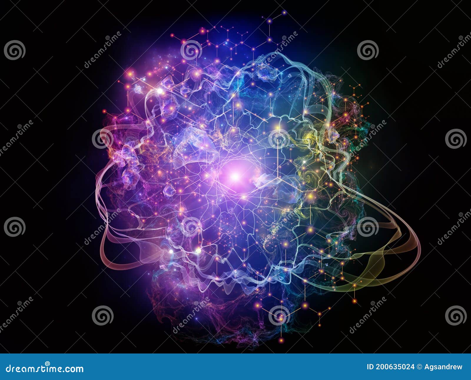 Energy Cluster stock illustration. Illustration of cluster - 200635024