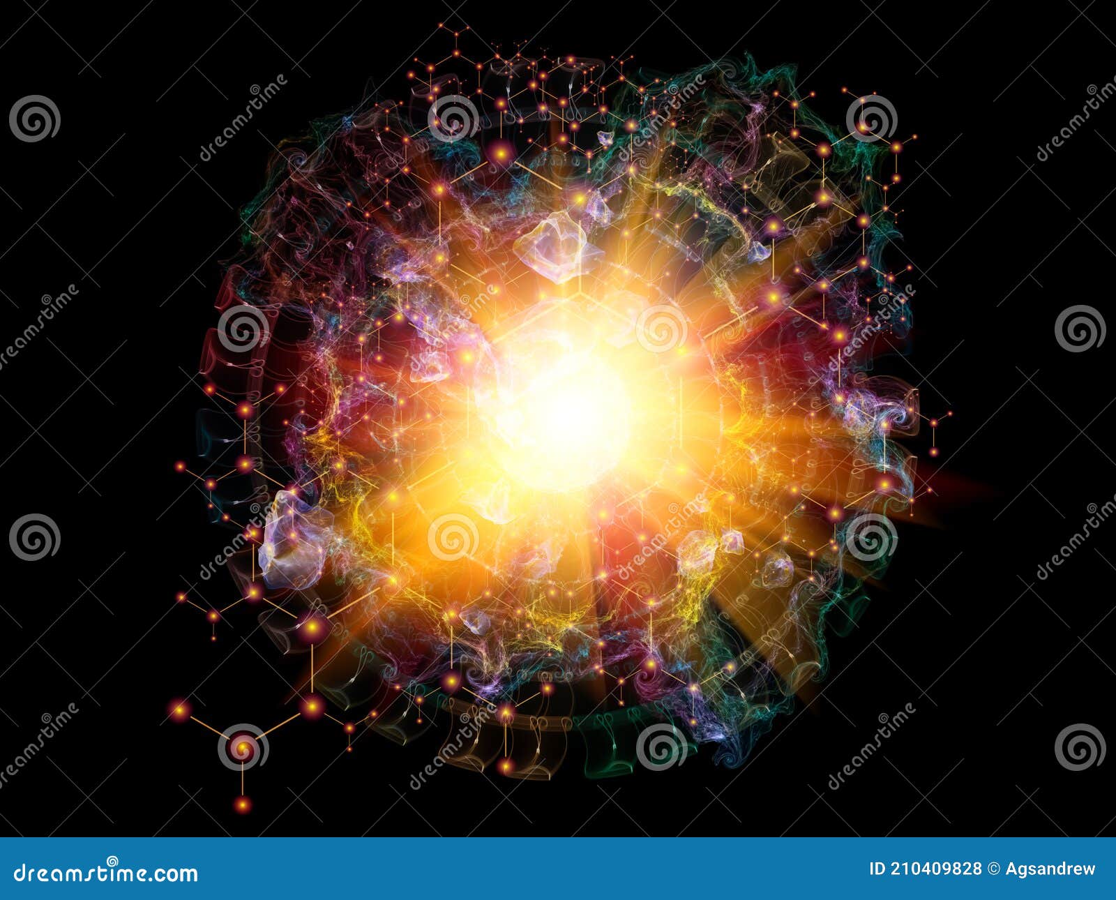 Energy Cluster stock illustration. Illustration of isolated - 210409828