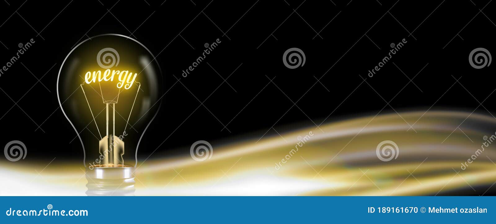 Energy Concept, Yellow Halogen Bulb Stock Photo - Image of electricity ...