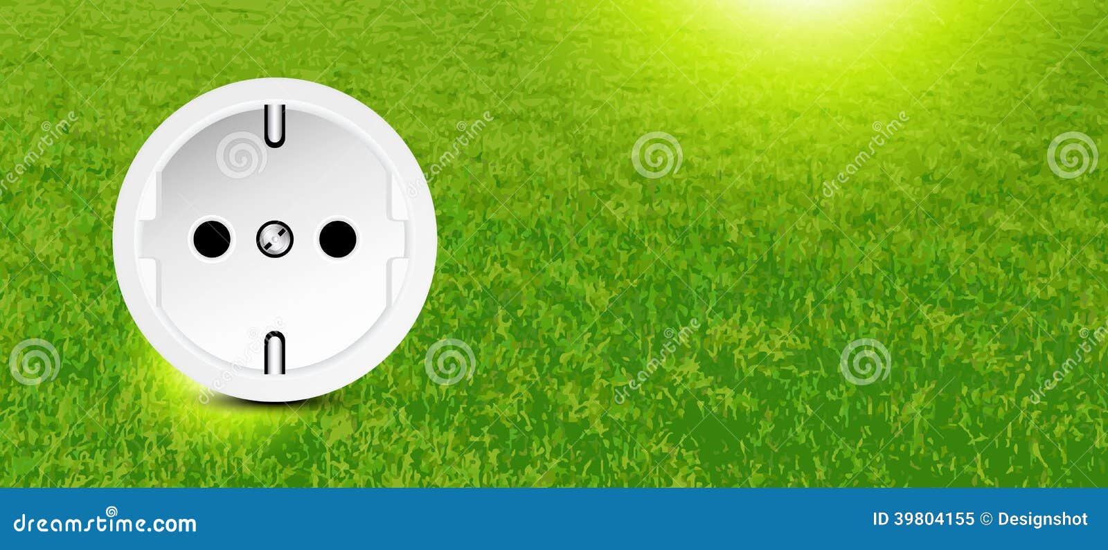 Energy conservation stock vector. Illustration of grass - 39804155