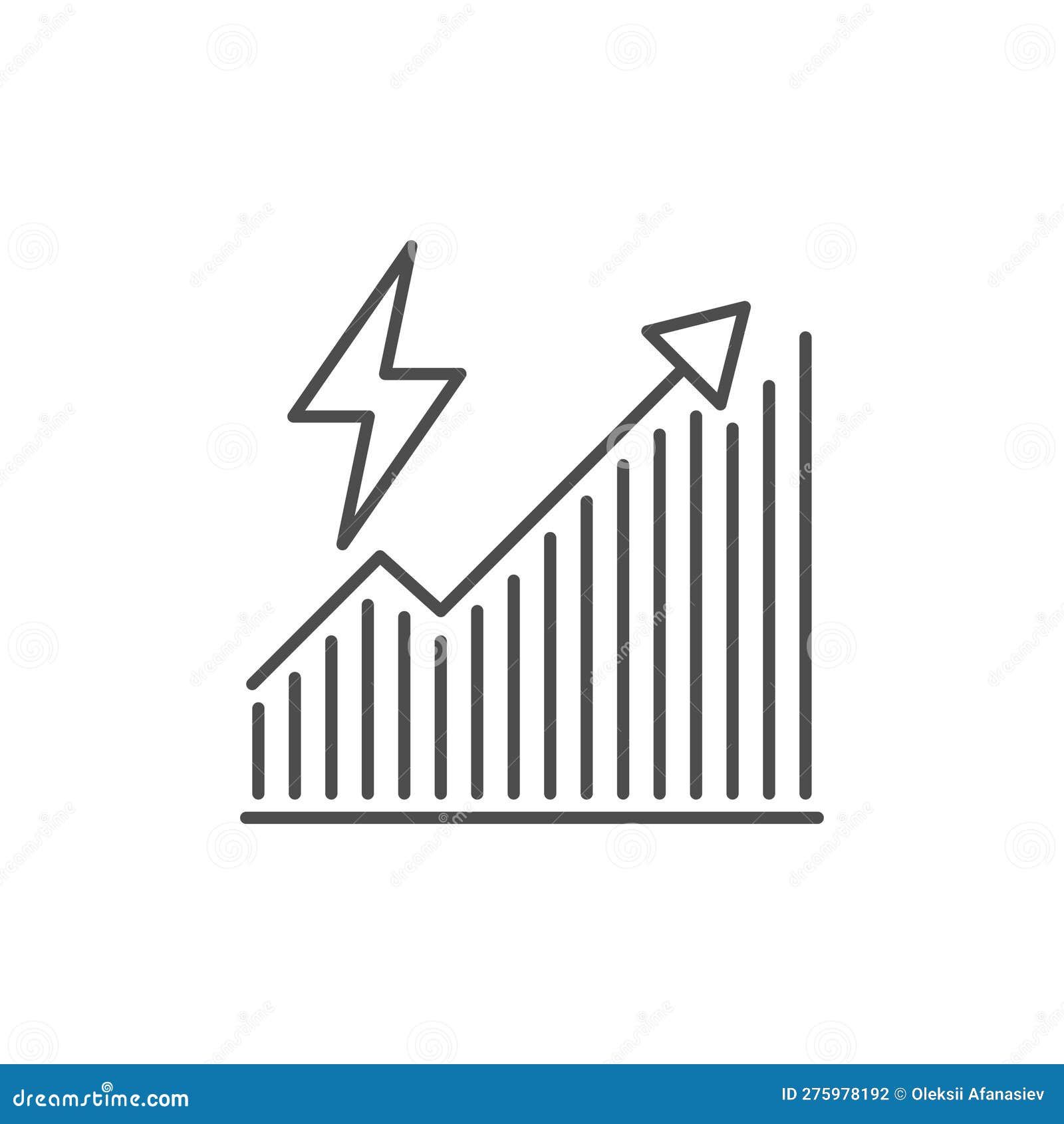 Energy Consumption Related Vector Linear Icon Stock Vector ...