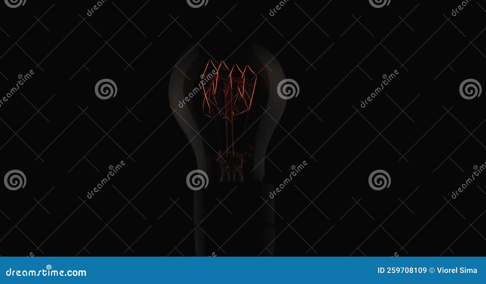 Energy or Creativity Concept with a Light Bulb Stock Video - Video of ...