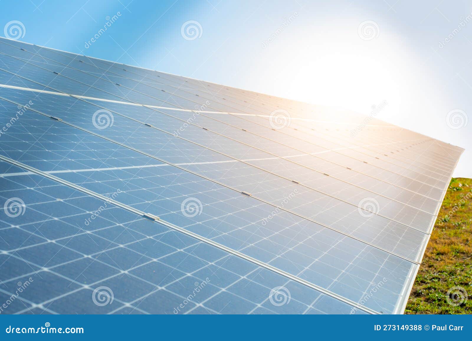 Energy Crisis Solar Panels System Power Generators from Sun. Stock ...