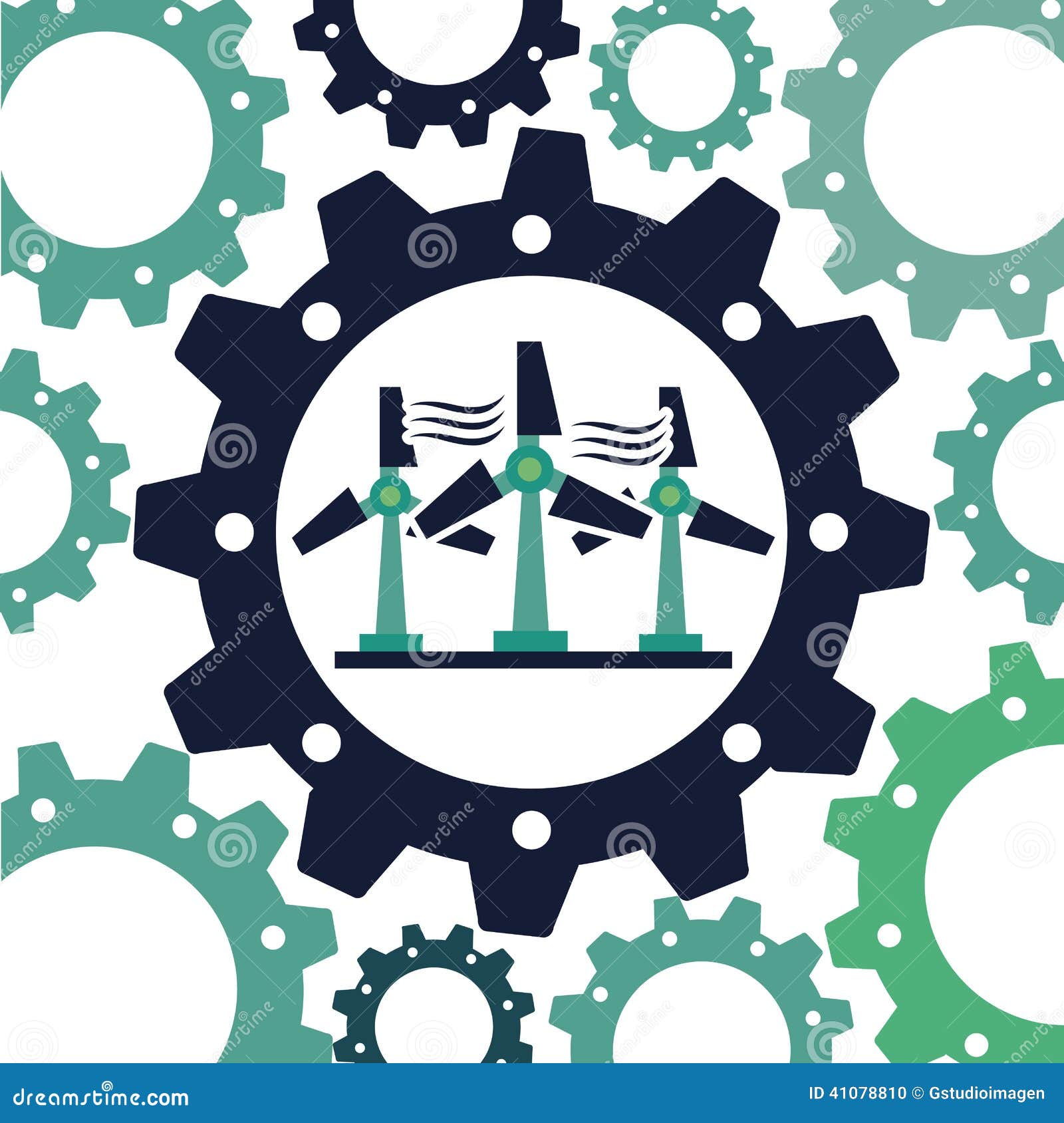 Energy design stock vector. Illustration of wind, shape - 41078810