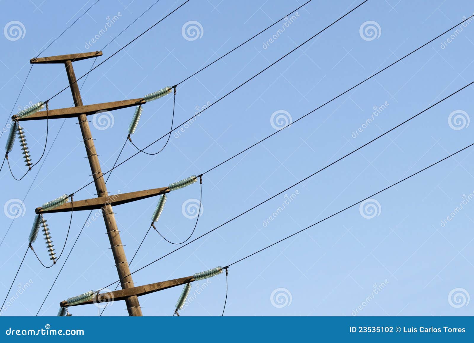 Energy distribution - Post stock photo. Image of electric - 23535102