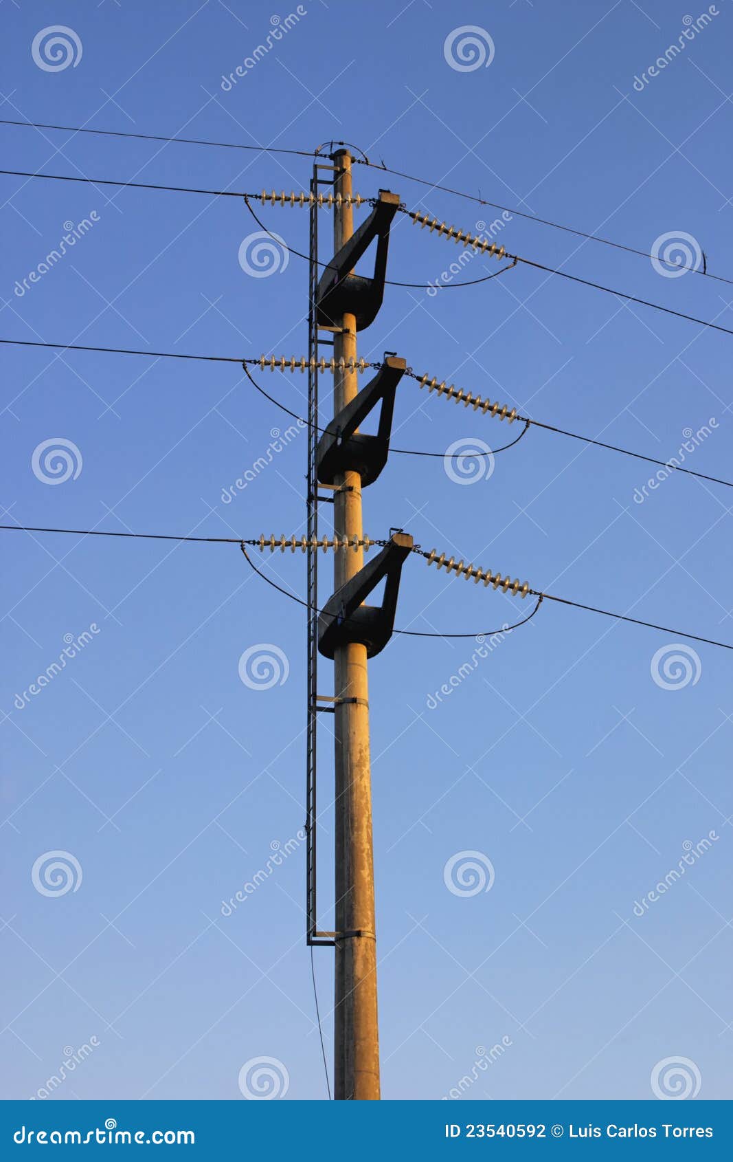 Energy distribution - Post stock photo. Image of energy - 23540592
