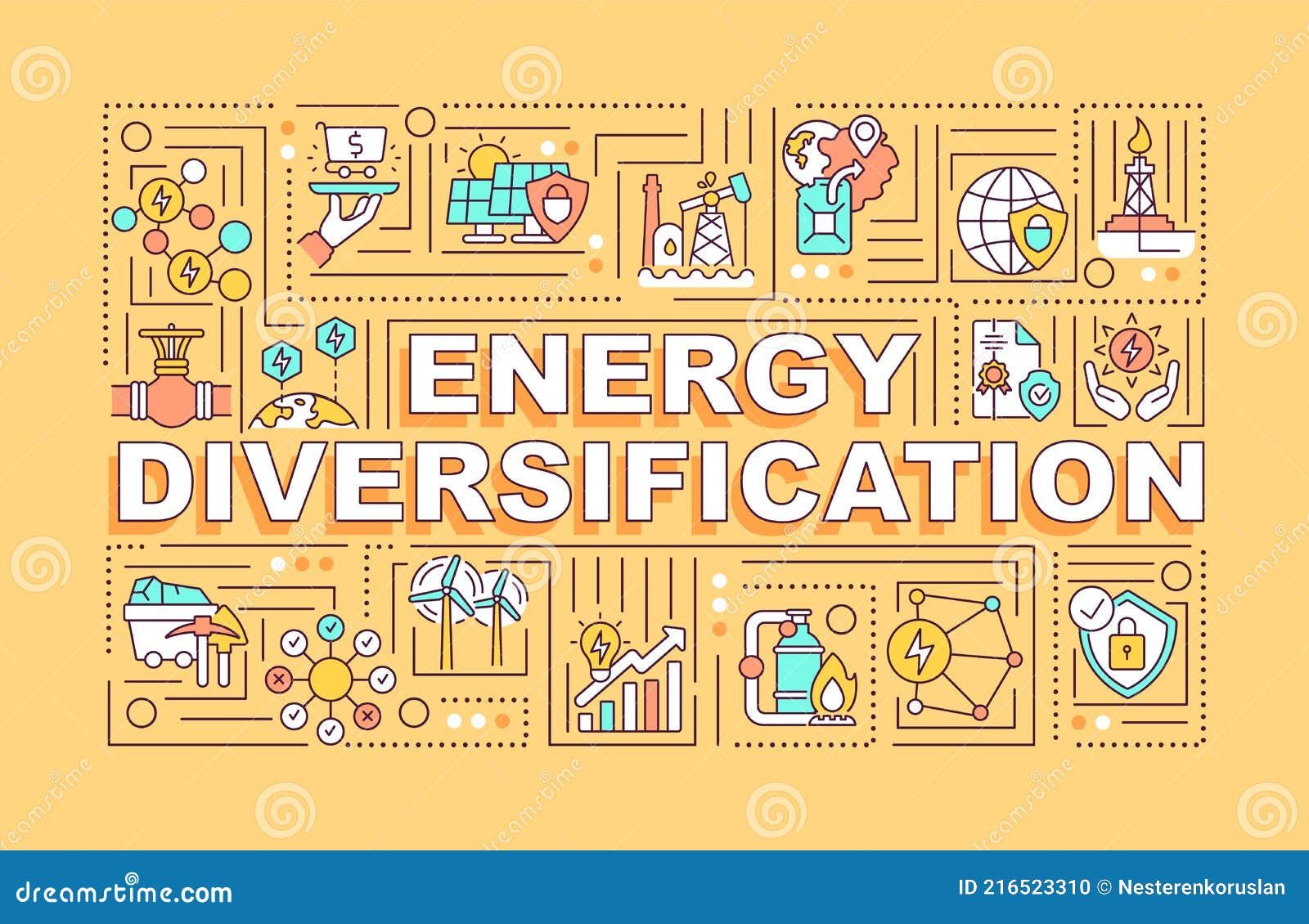 Diversification Word Cloud Vector Illustration | CartoonDealer.com ...