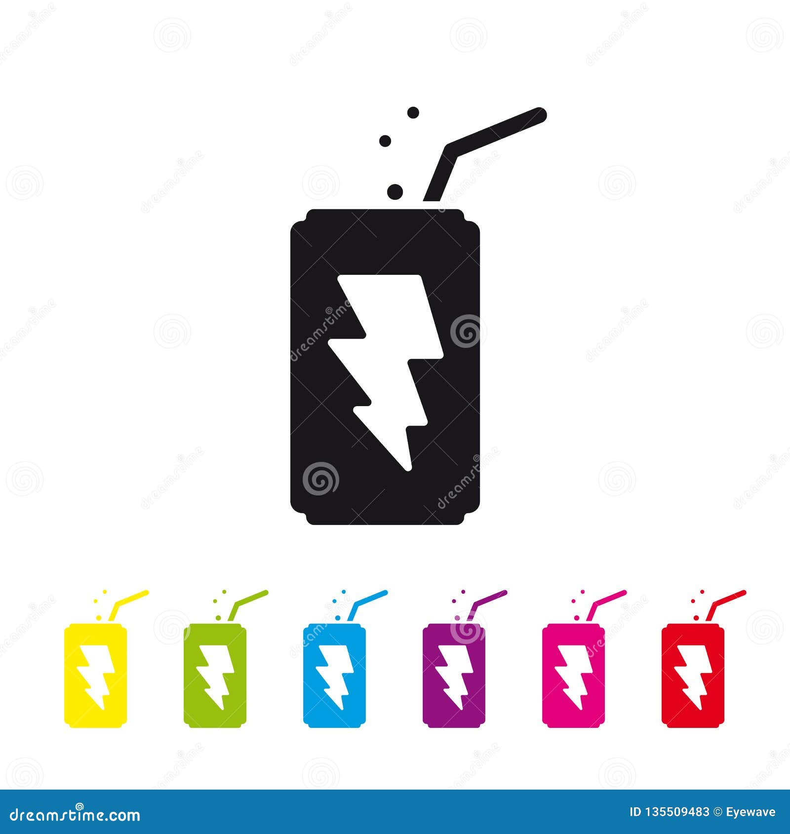 Energy Drink Can Vector Icon Stock Vector - Illustration of liquid ... Energy Drink Can Vector Icon Stock Vector - Illustration of liquid ...