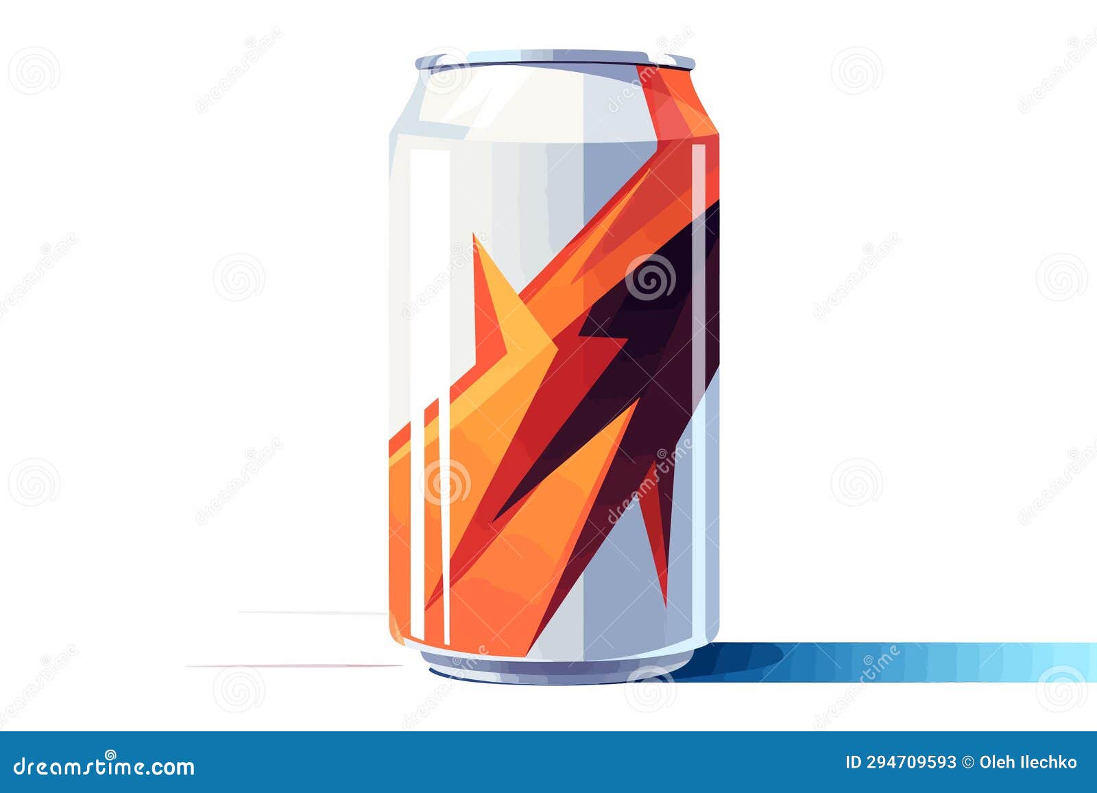 Energy Drink Vector Flat Minimalistic Isolated Vector Style ...