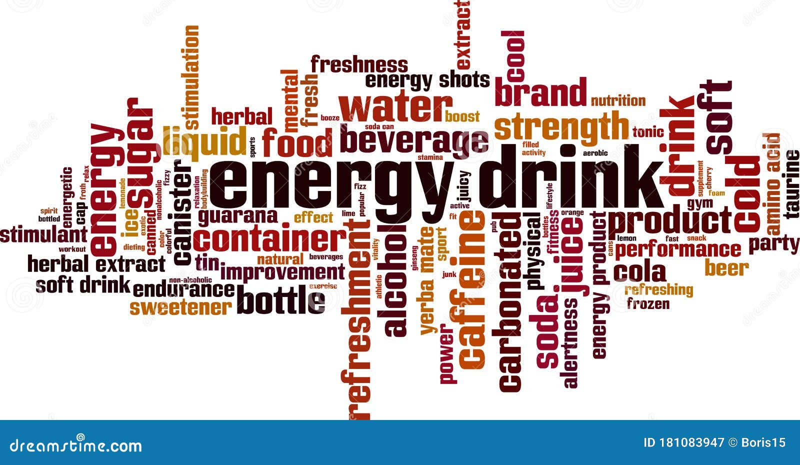 Drink Word, The Verb Expressing The Action, Children Education Concept ...