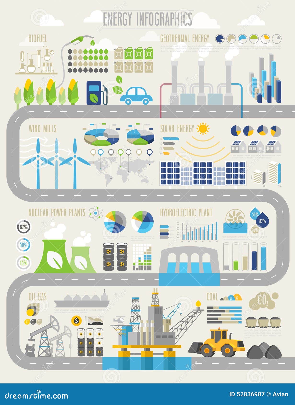 Ecology Infographic. Recycle, Reduce, Reuse Vector Illustration ...