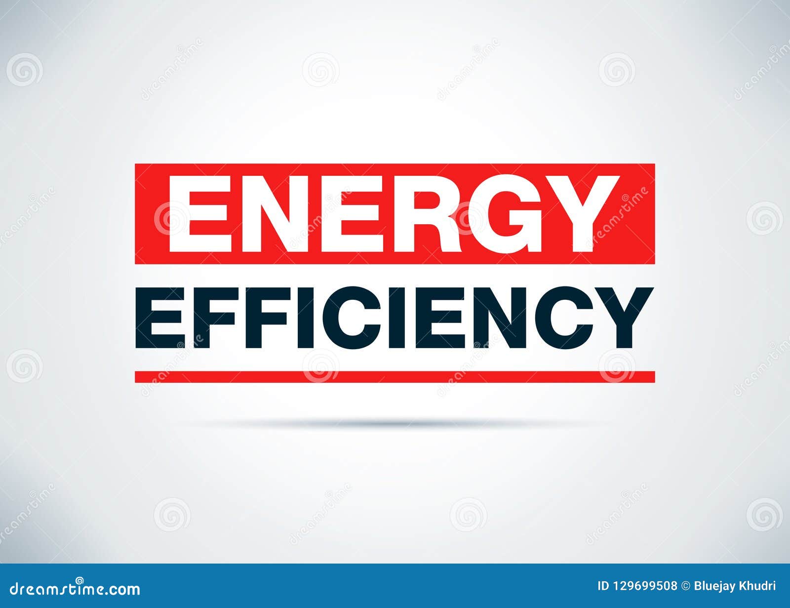 Energy Efficiency Abstract Flat Background Design Illustration Stock ...