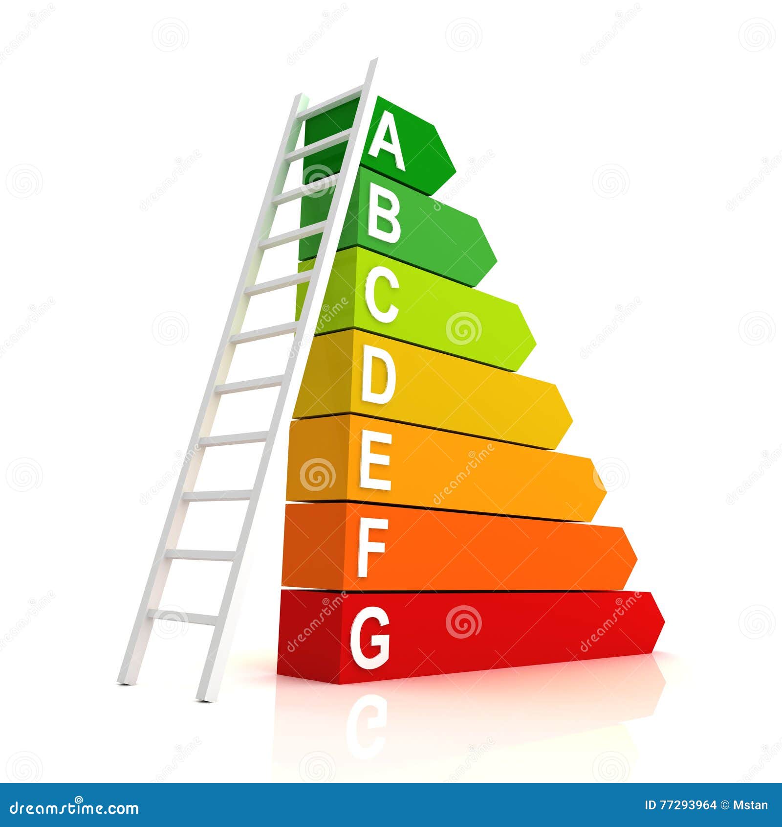 Energy Efficiency Bar Chart Concept 3d Illustration Stock Illustration ... Energy Efficiency Bar Chart Concept 3d Illustration Stock Illustration ...