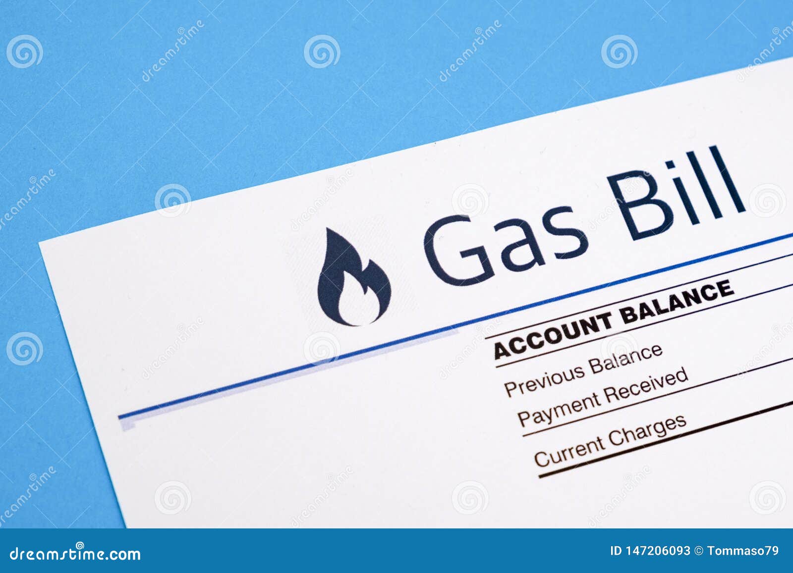 Energy Efficiency Concept and Energy Bill Papers Stock Image - Image of ...