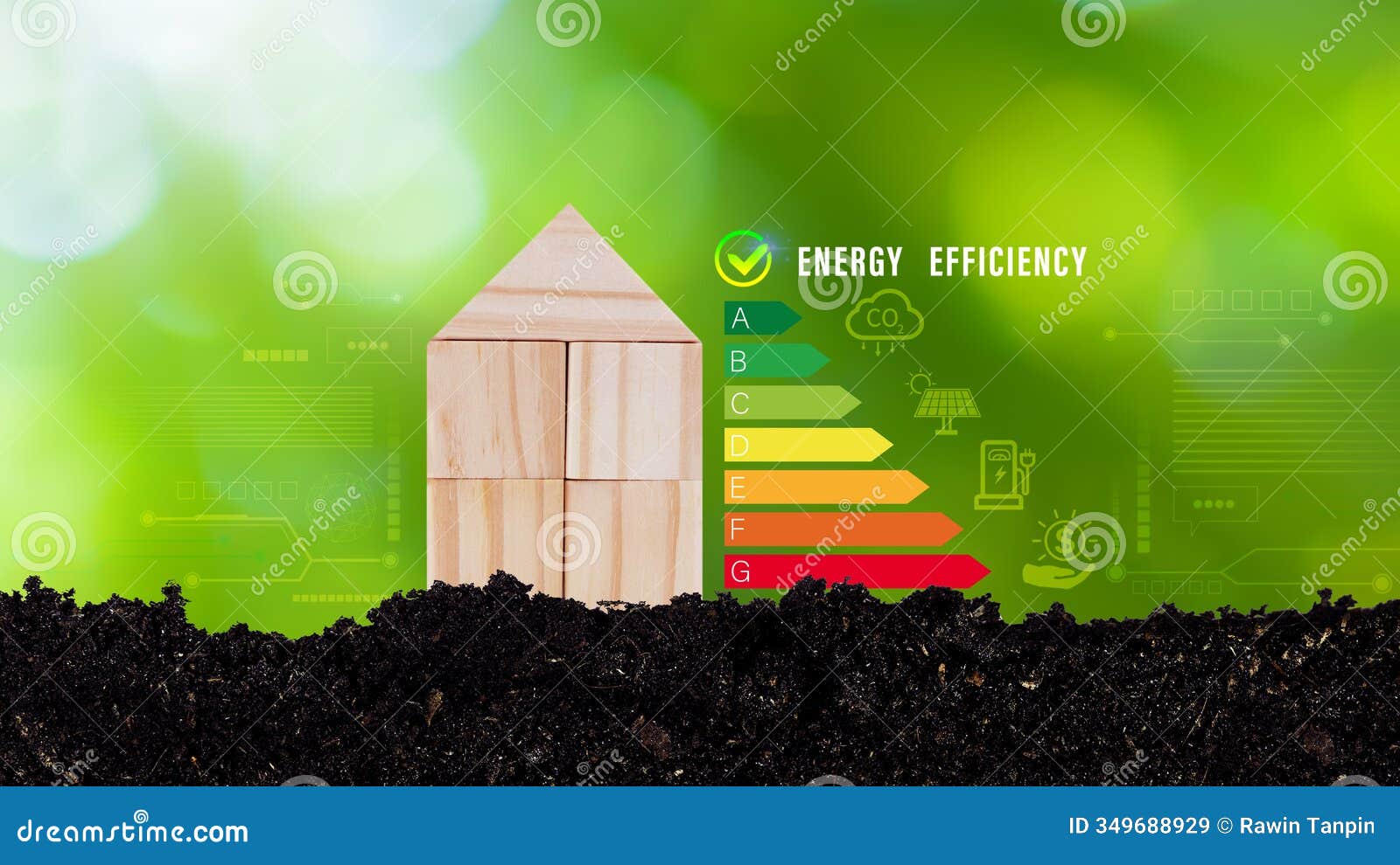 Energy Efficiency Concept, Energy Efficiency Rating for Energy ...