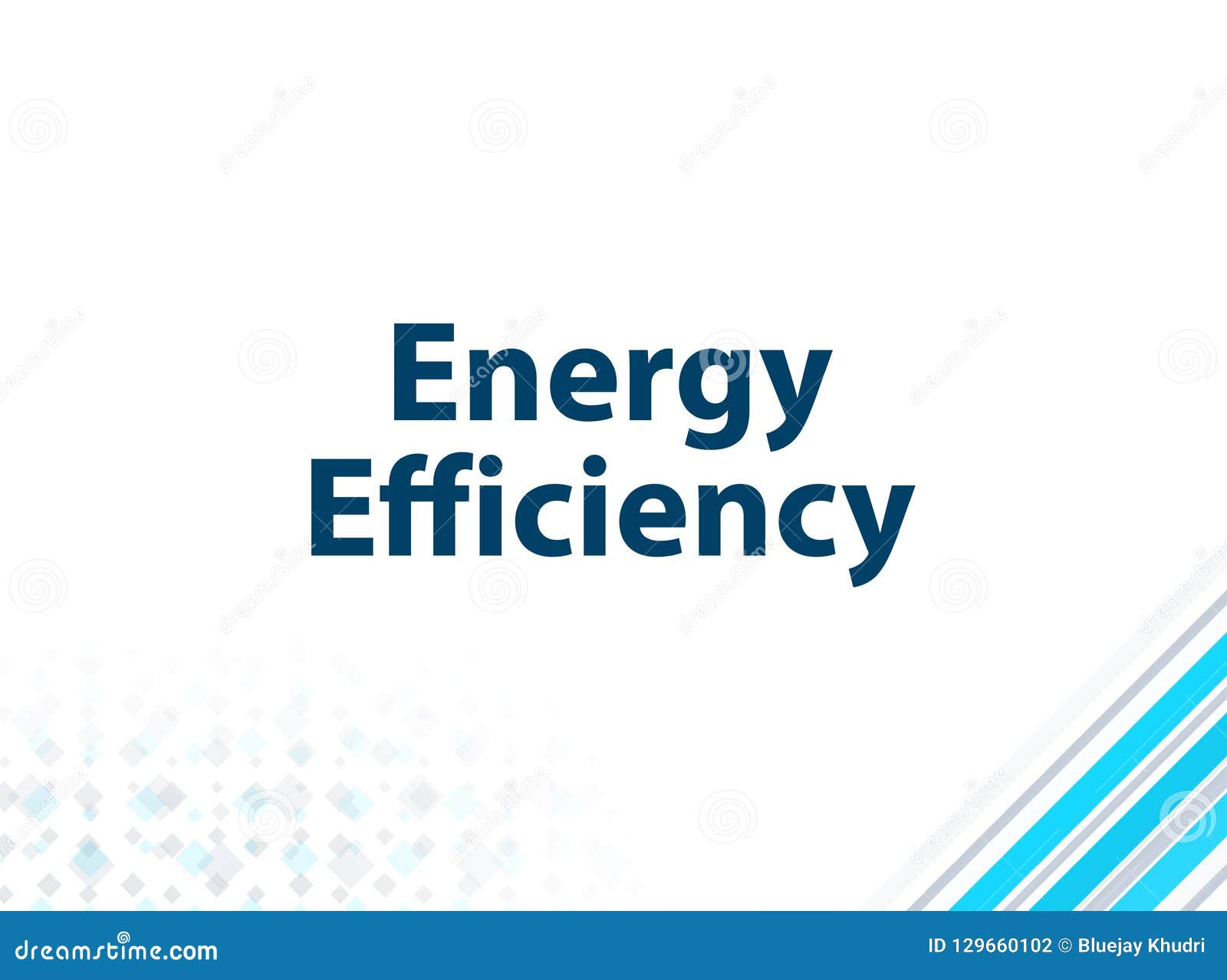 Energy Efficiency Modern Flat Design Blue Abstract Background Stock ...