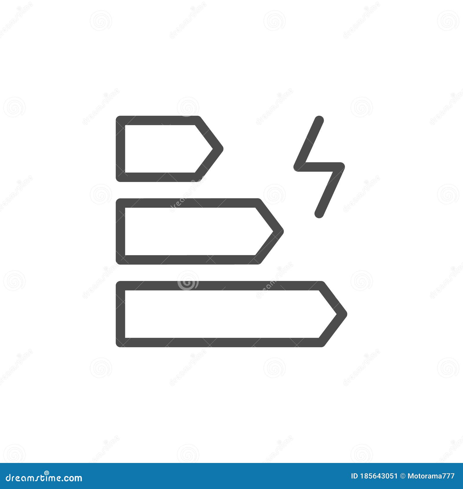 Classify Line Icon, Outline Symbol, Vector Illustration, Concept Sign ...