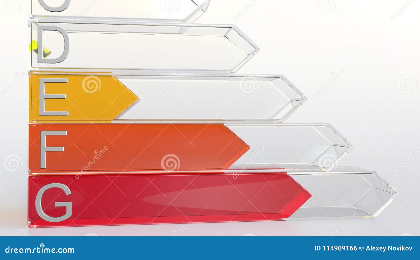 Energy Efficiency Rating. Class B Chart Animation Stock Footage - Video ...