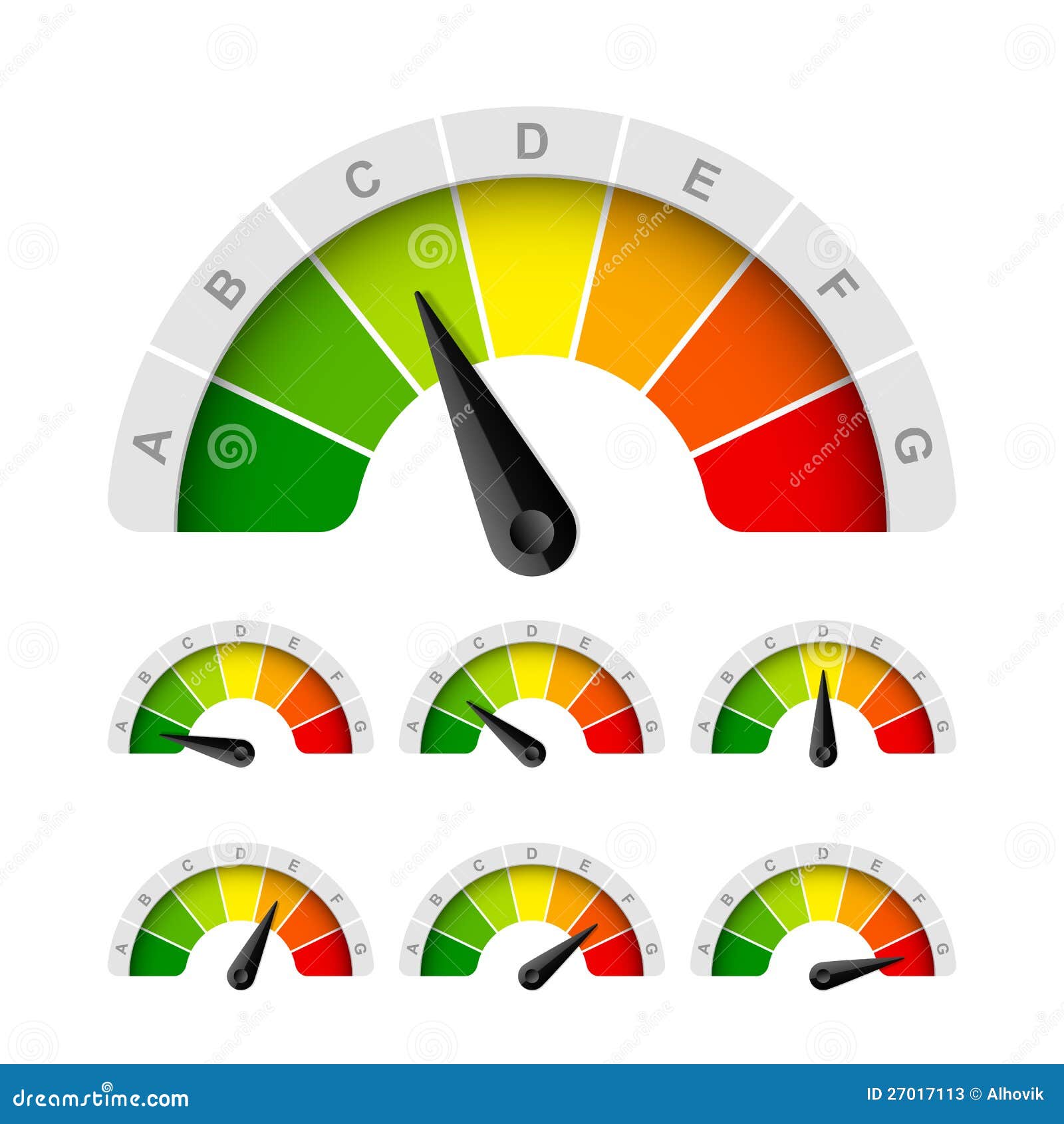 Energy Efficiency Rating Scale Royalty-Free Stock Photo | CartoonDealer ...