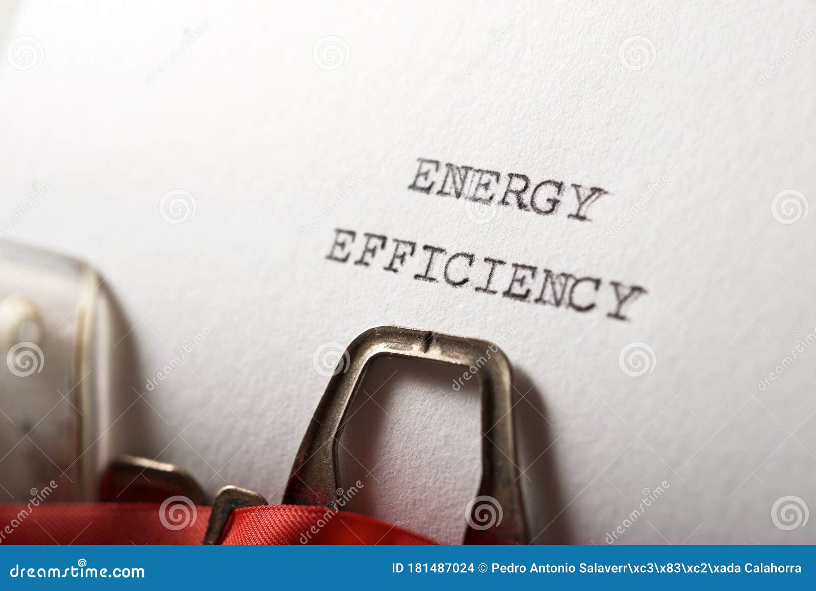 Energy efficiency text stock photo. Image of efficiency - 181487024