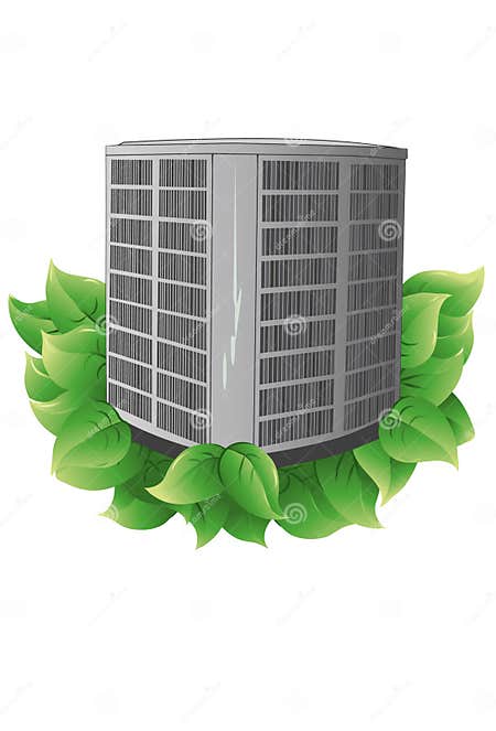 Energy Efficient Condenser stock vector. Illustration of efficient ...