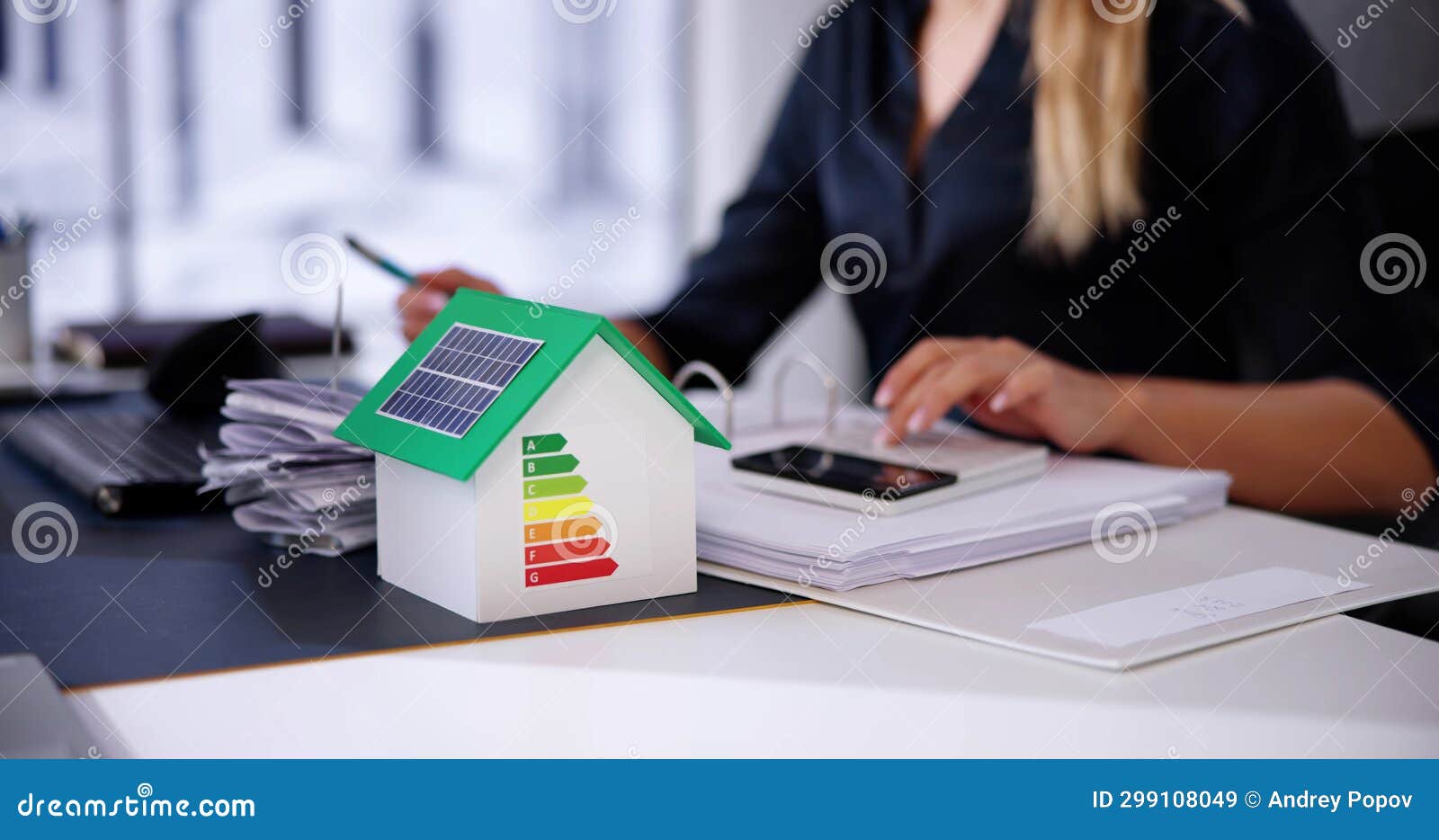 Energy Efficient House House Audit Stock Image - Image of arrow, money ...