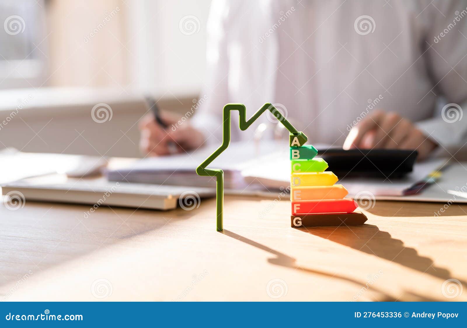 Energy Efficient House Building Audit Stock Photo - Image of house ...
