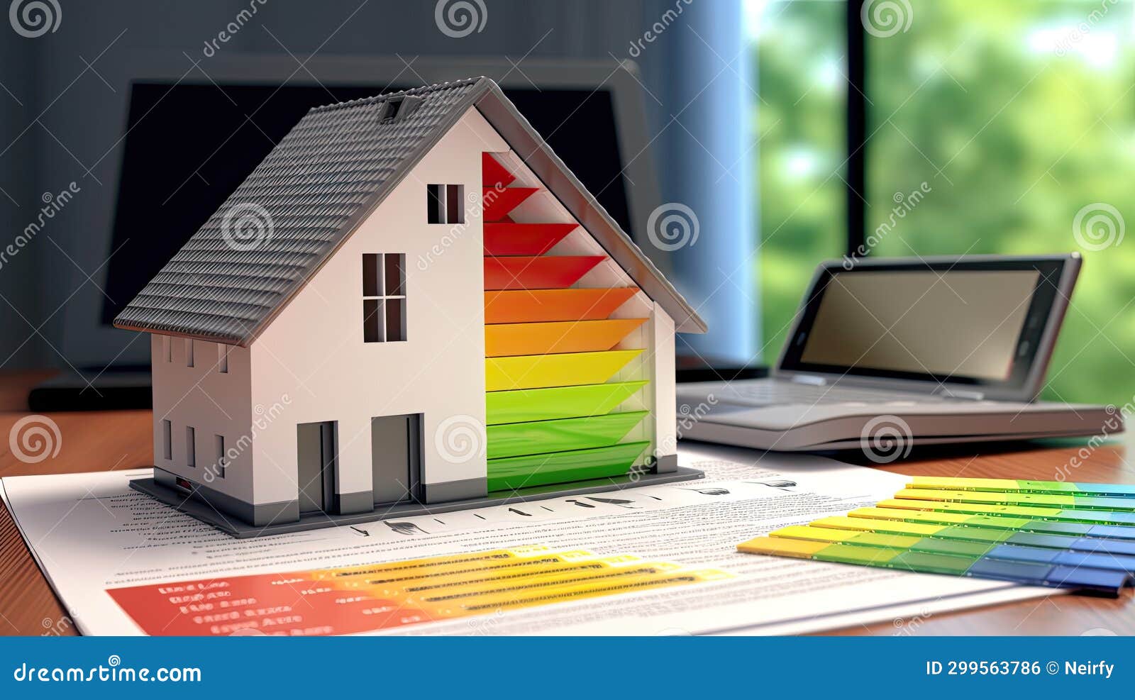 Energy Efficient House Building Rate Stock Photo - Image of plans, rate ...