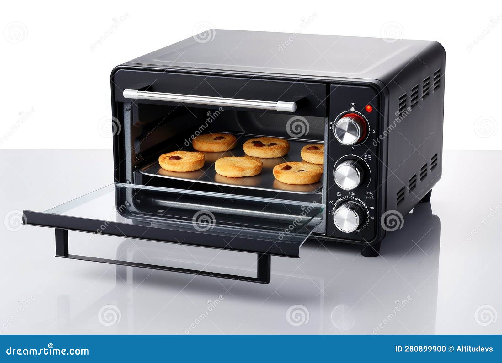 Energy-efficient Oven, with a Timer and Temperature Display, Baking ...