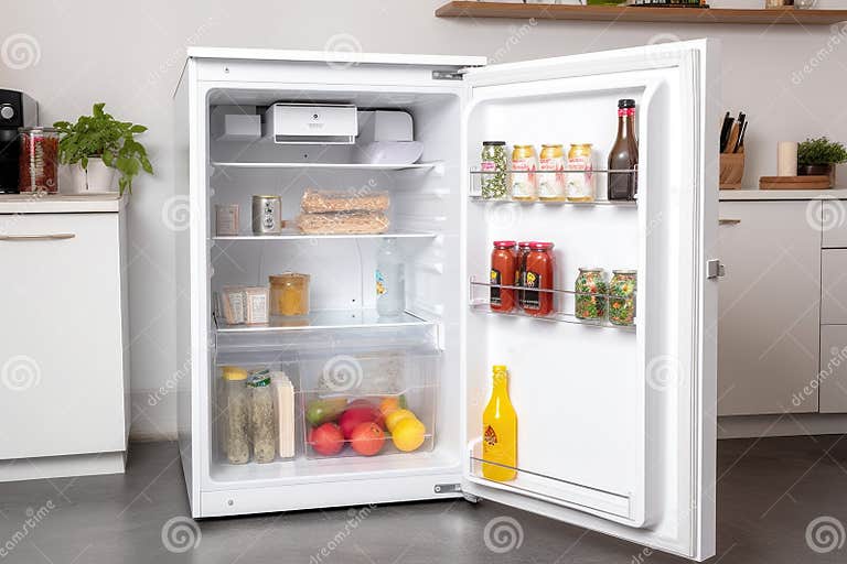 Energy-efficient Refrigerator with Digital Display and Remote Control ...