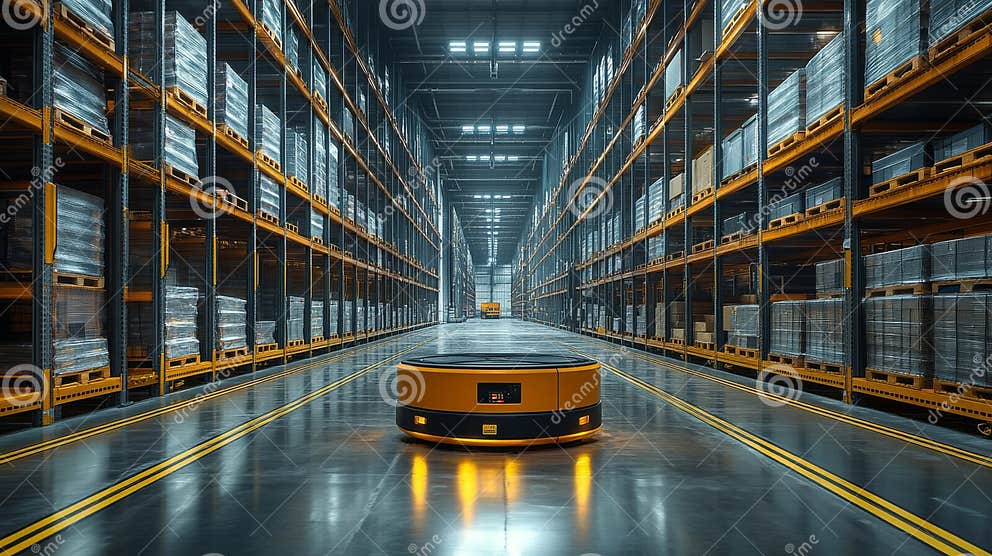 Energy-efficient Warehouse with Automated Systems and Optimized Storage ...