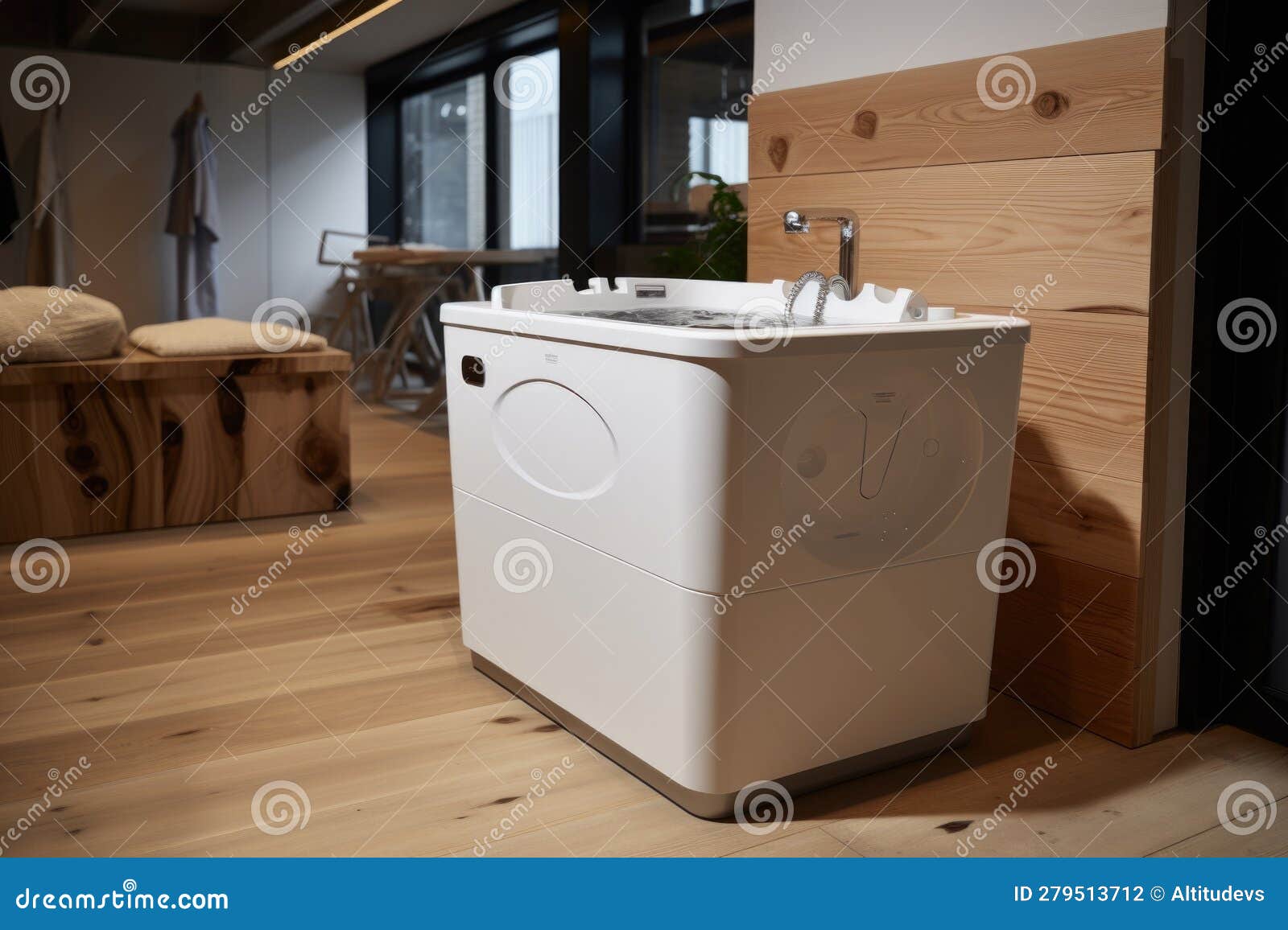 Energy-efficient Washing Machine, with Sensor and Timer To Reduce Water ...