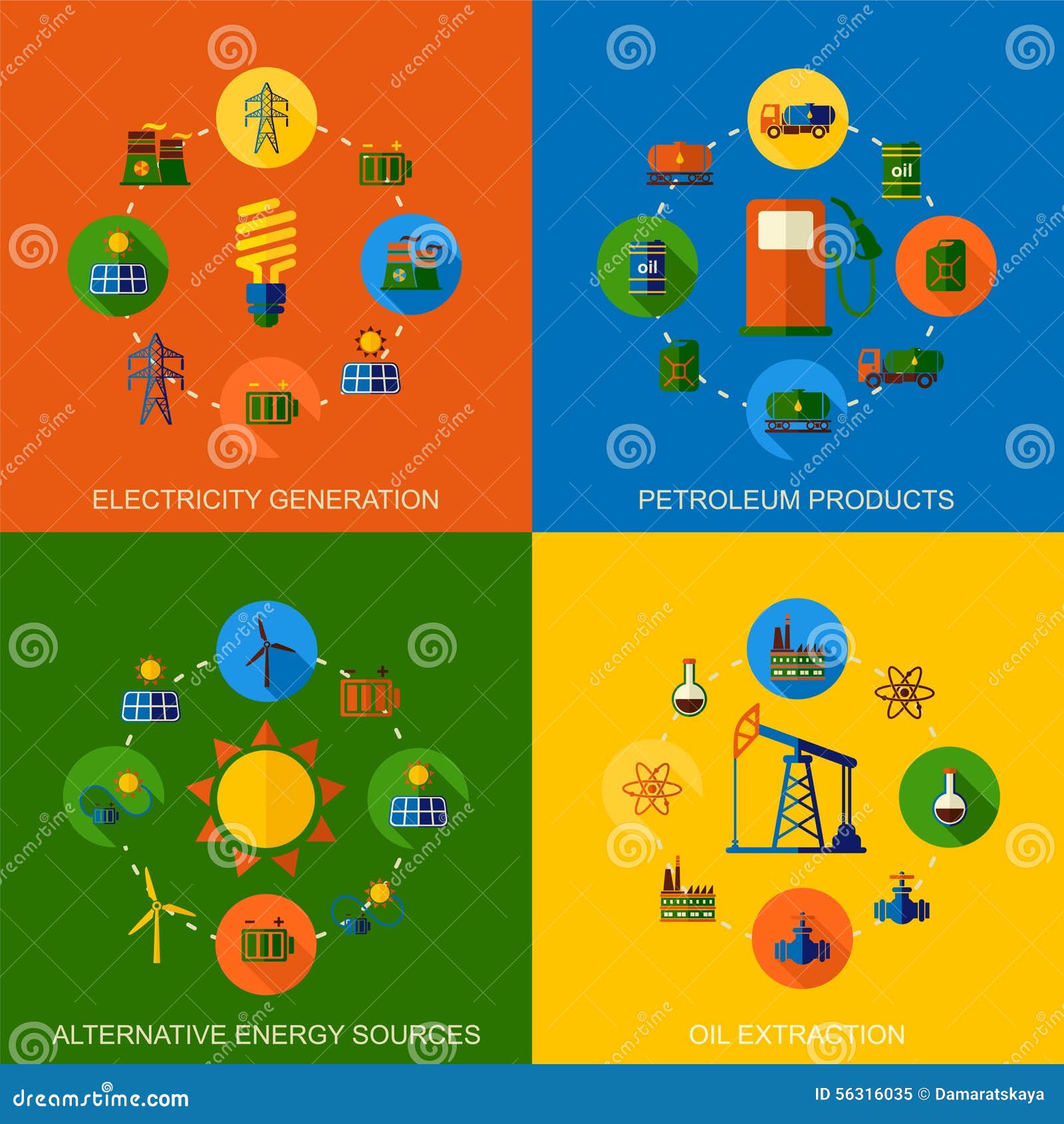 Energy, Electricity, Power Vector Background with Place for Text Stock ...