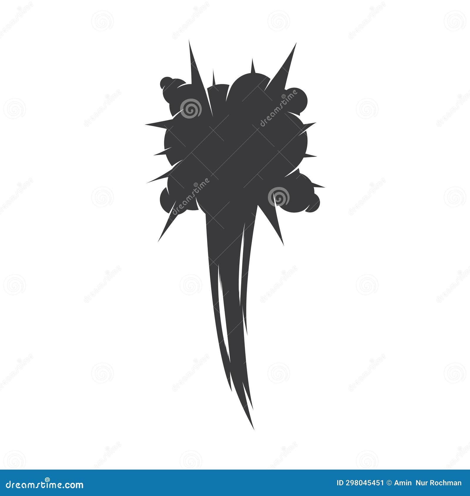 Energy Explosion Effect and Blast Vector Design Stock Illustration ...