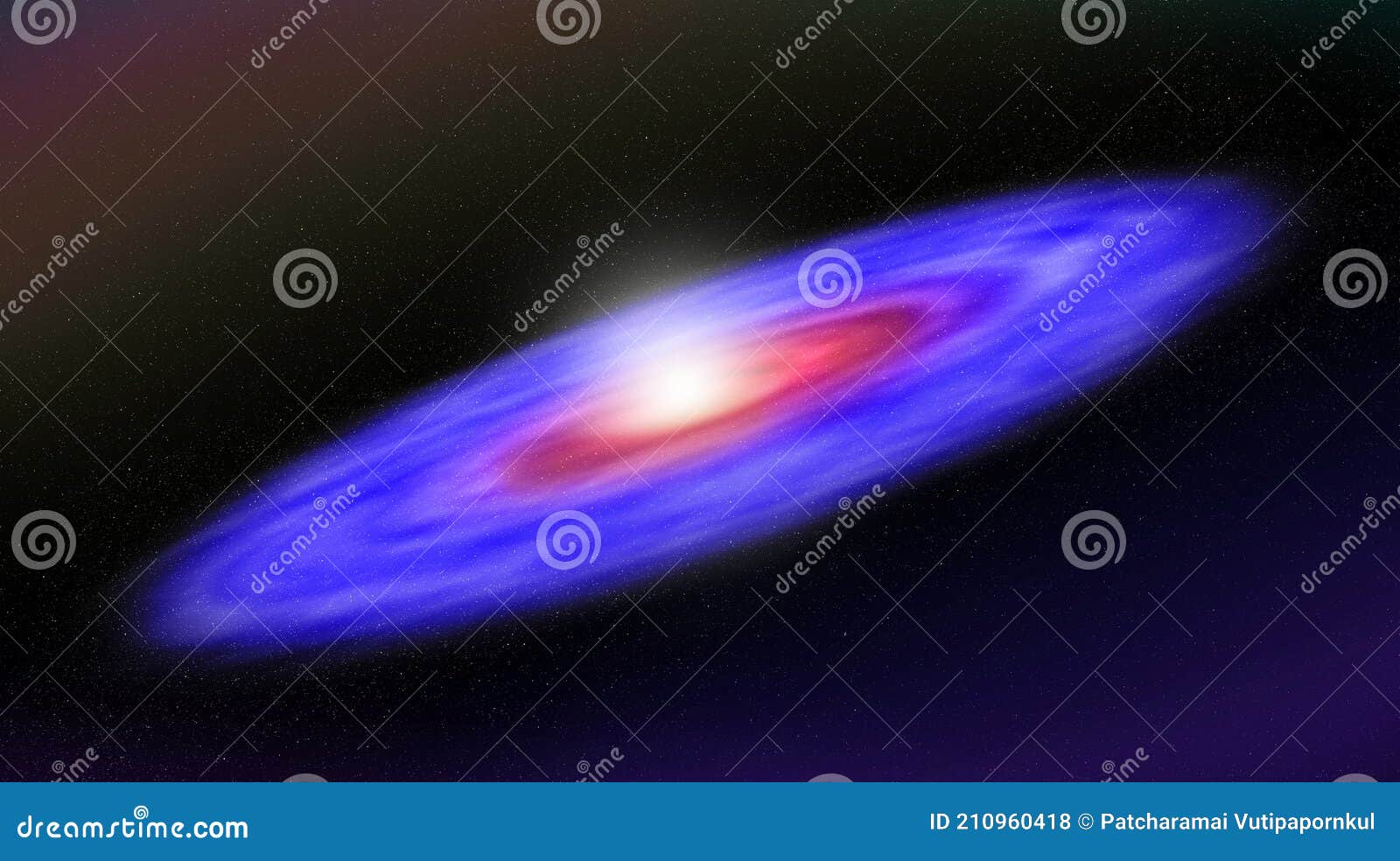 Energy Fantasy Picture Solar System in Space. Stock Illustration ...