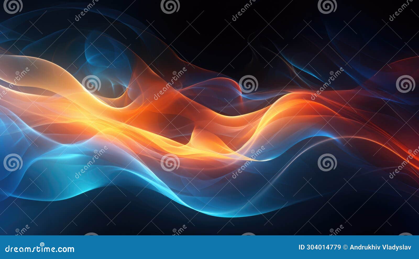 Energy Flow Background, Abstract Illustration Stock Illustration ...