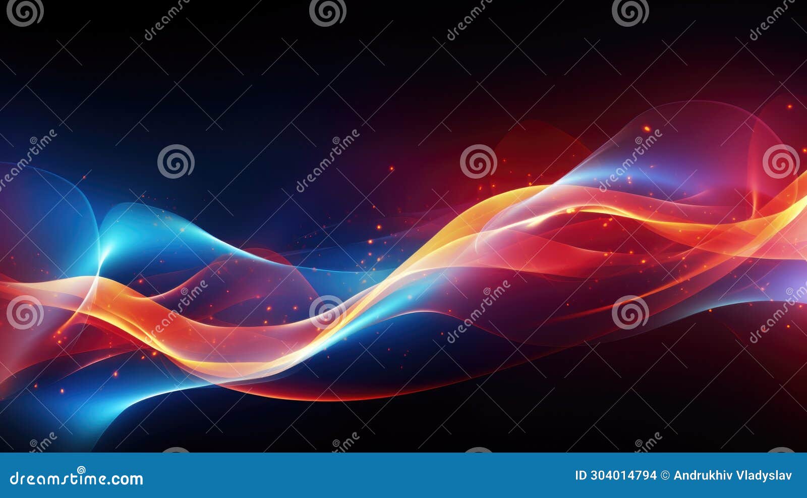 Energy Flow Background, Abstract Illustration Stock Illustration ...
