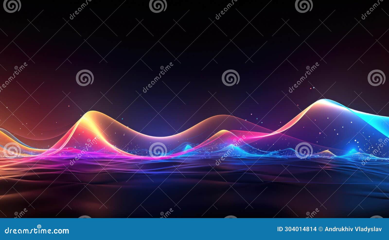 Energy Flow Background, Abstract Illustration Stock Illustration ...