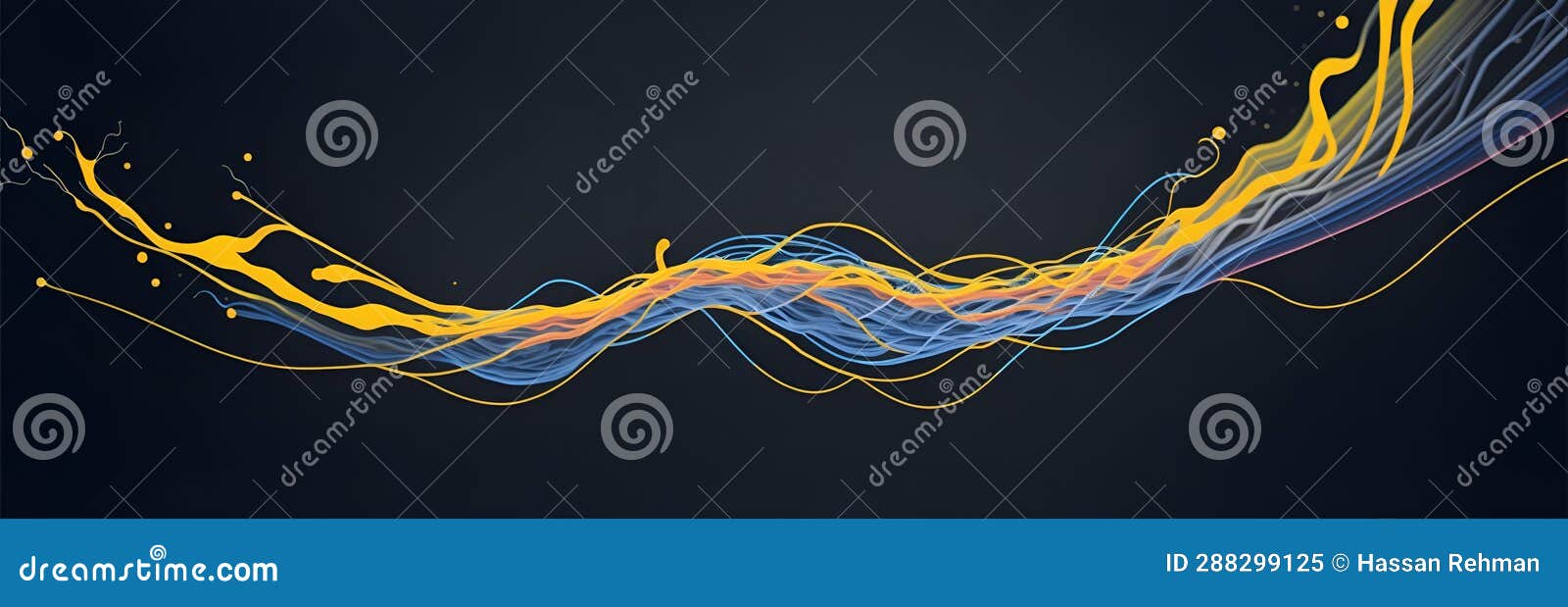 Energy Flow Background. Ai Generated Stock Illustration - Illustration ...
