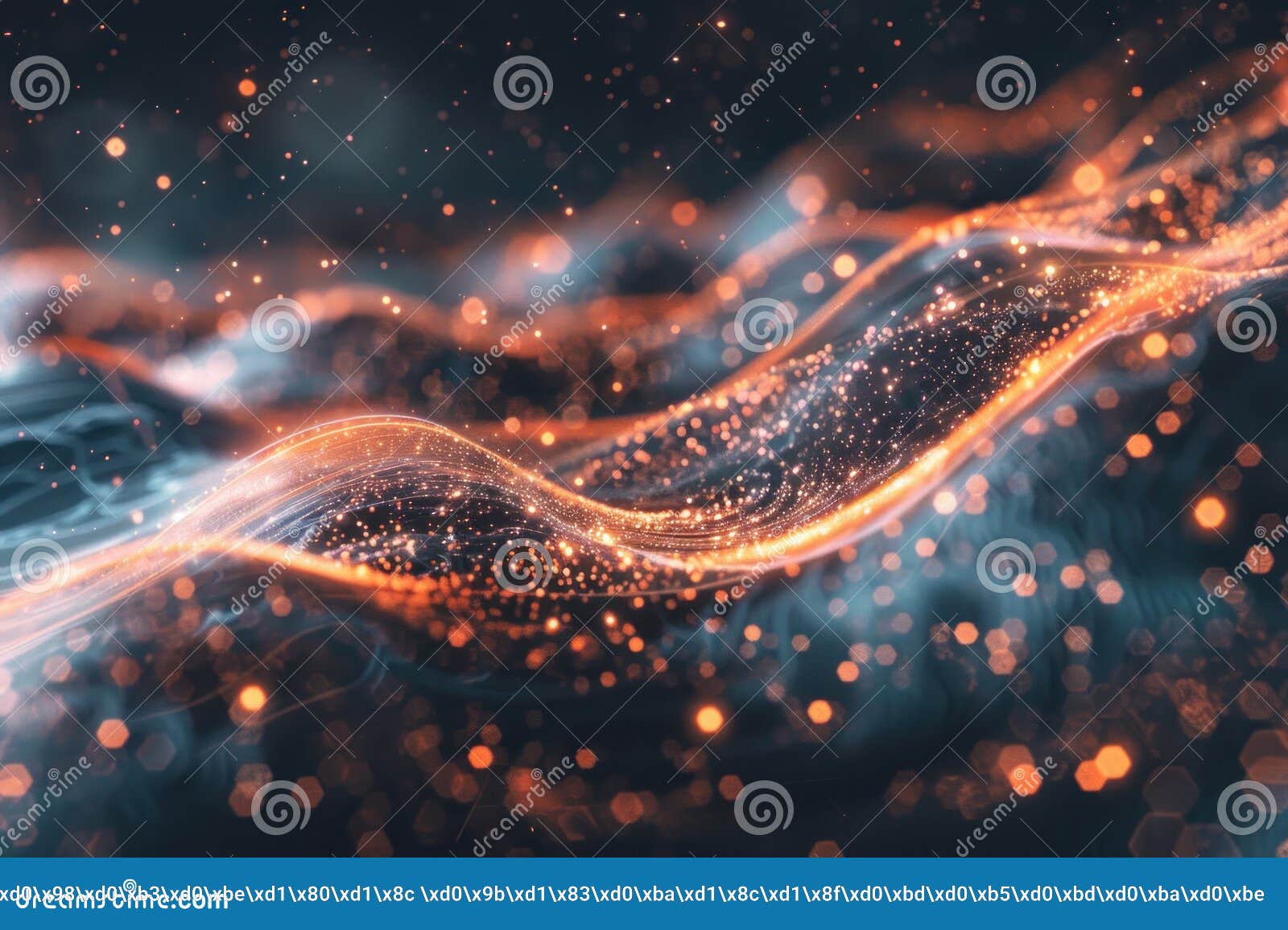 Energy Flow Background for Design Stock Illustration - Illustration of ...