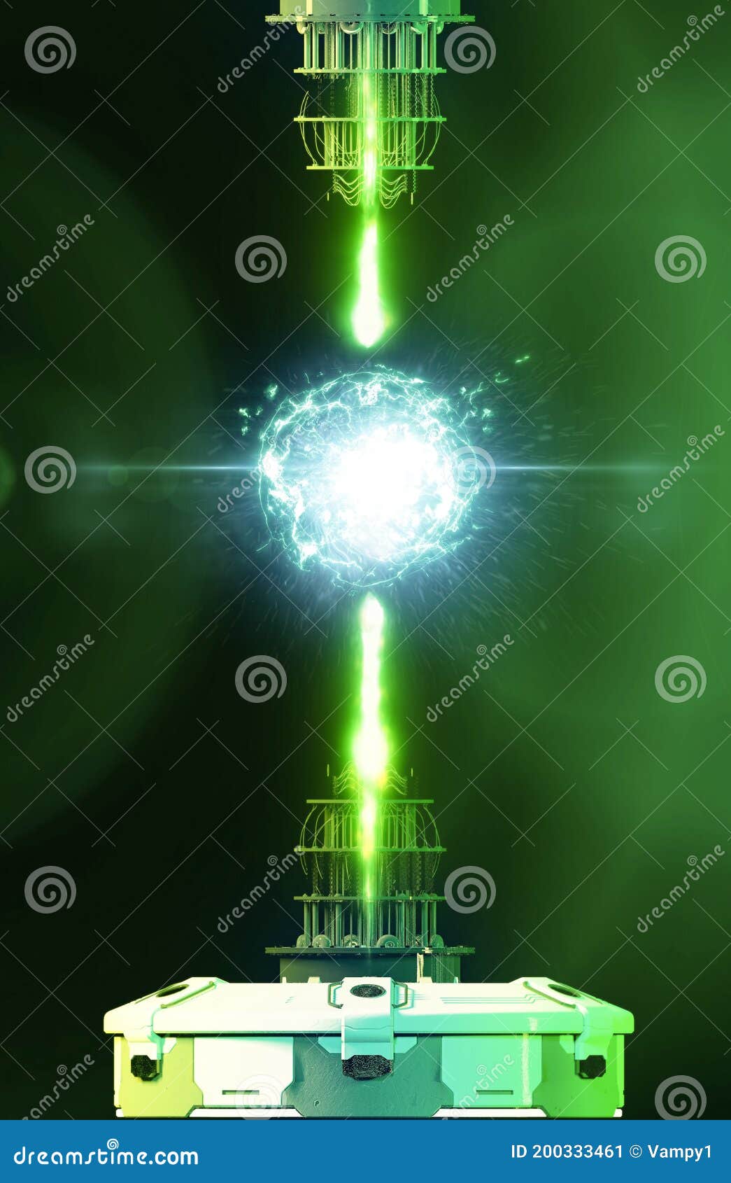 Energy Flow, Energy Catalyst. Laboratory And Experimentation, Particle ...