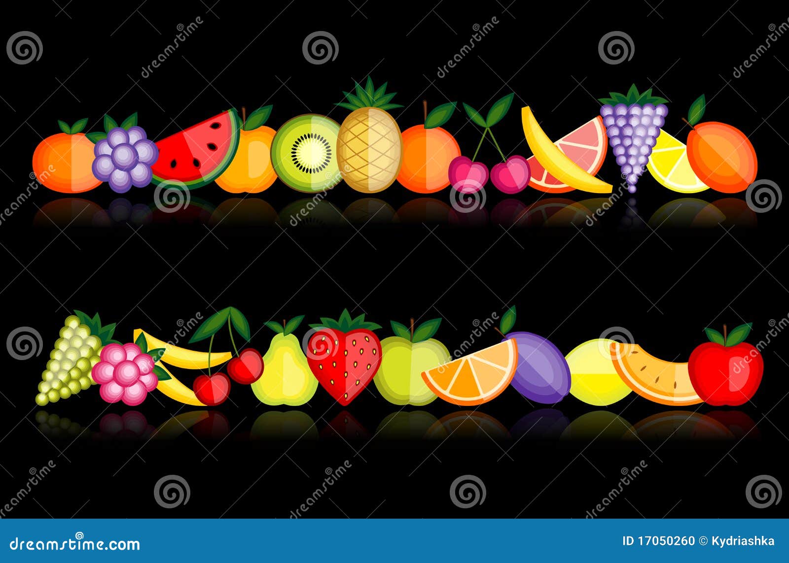 Energy Fruits. Vector Collection for Your Design Stock Vector ...