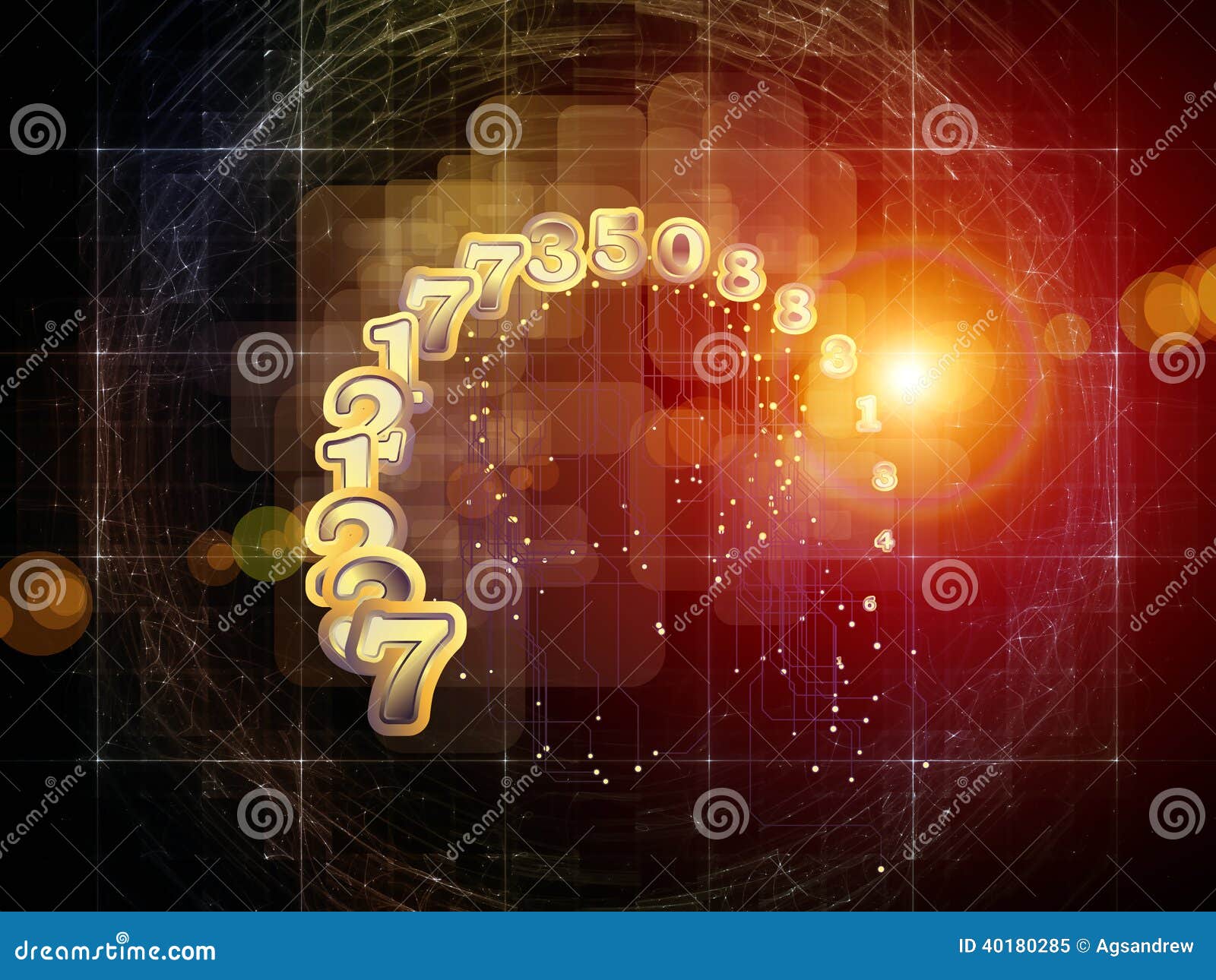 Energy of Geometry stock illustration. Illustration of explanation ...