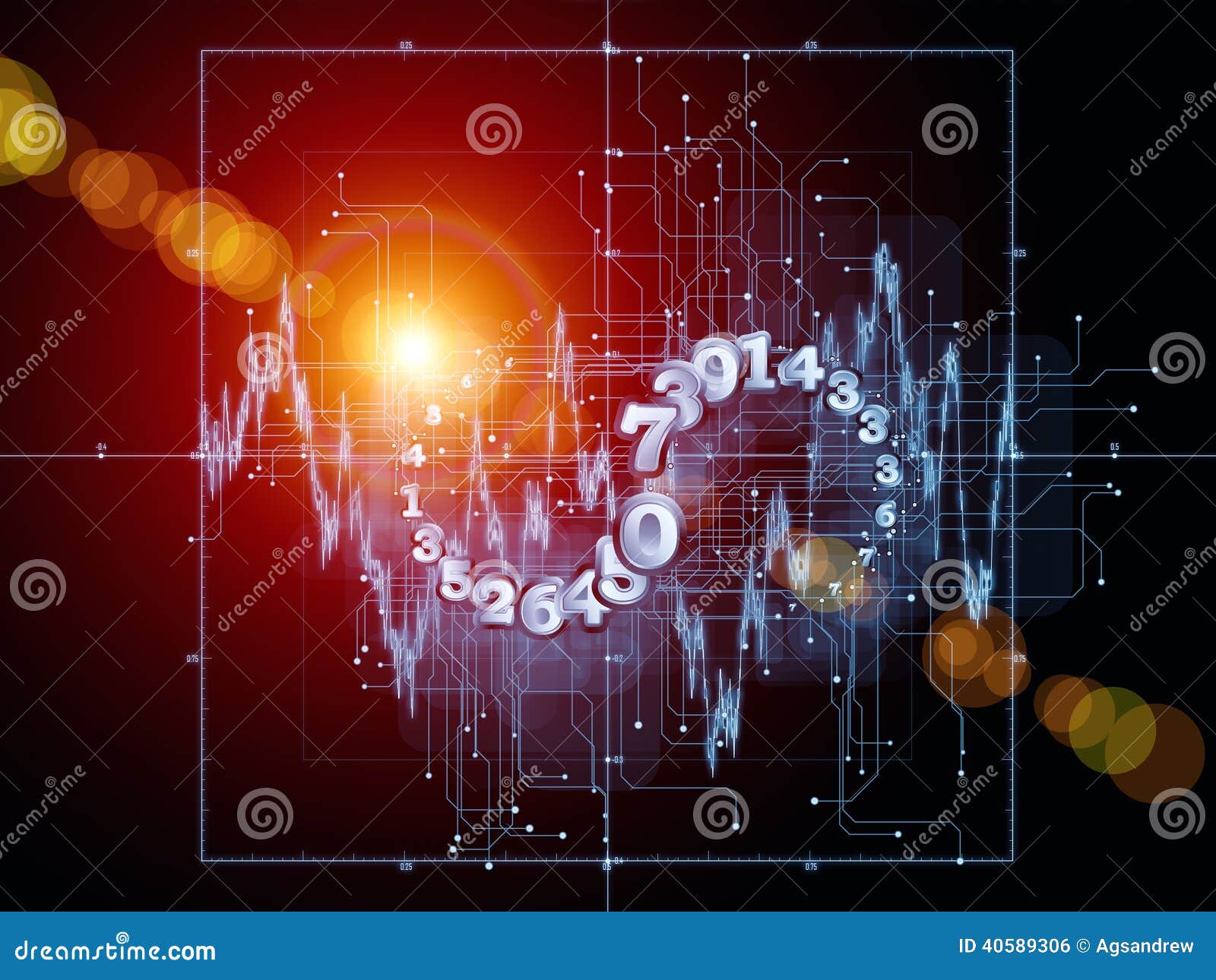 Energy of Geometry stock illustration. Illustration of concentration ...