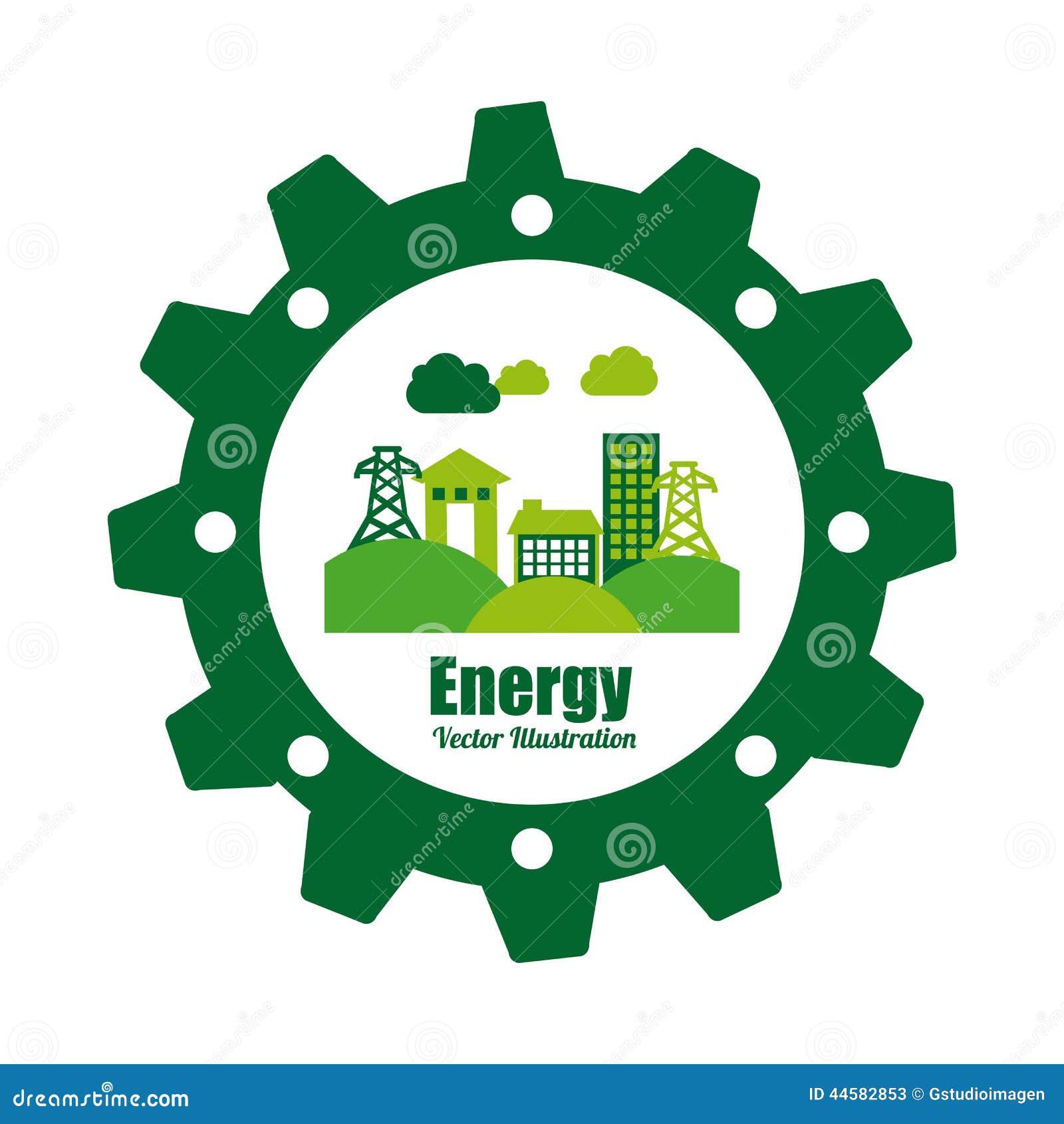 Energy graphic stock vector. Illustration of clouds, abstract - 44582853